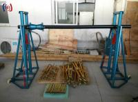 China Heavy Duty Hydraulic Cable Reel Stand with 50KN Rated Load for Effortless Lifting of Large Power Cables for sale