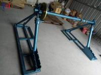 China Portable Detachable Cable Reel Stand with 30-100KN Rated Load for Easy Transport and Storage for sale