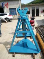 China Heavy Duty Hydraulic Column Type Cable Reel Stand with 30-500KN Rated Load and Compact Design for Substations for sale