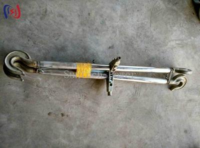 China Heavy Duty Dual Hook Steel Turnbuckle for Precise Tensioning with 5-100KN Rated Load on Transmission Tower Guy Wires for sale
