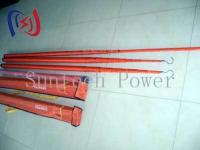 China Professional 5-20M Height Measuring Telescopic Rod with Non Conductive Fiberglass for Portable Overhead Line Clearance Verification for sale