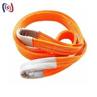 China Heavy Duty Hoisting Belt with 10-300KN Rated Load for Safe Non-Conductive and Corrosion Resistant Lifting of Electrical Equipment for sale