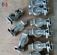 China Skyward Three Purpose Stringing Block with 20KN Rated Load, Three Operational Modes, and Aluminum Sheave for Overhead Line Installation for sale
