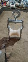 China Professional Aerial Cable Stringing Block with 5KN Rated Load and 120x130 Sheave Size for Efficient Overhead Power Line Installation for sale