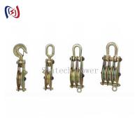 China Heavy Duty Hoisting Tackle with 10-200KN Rated Load Casting Steel Sheave for Lifting and Rigging for sale