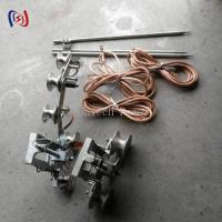 China Professional 100A Max Current Grounding Block with 50mm Bottom Diameter and Casting Steel Material for Secure Electrical Earthing for sale