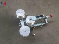 China Professional 100A Max Current Grounding Block with 50mm Bottom Diameter and Casting Steel Material for Secure Electrical Earthing for sale
