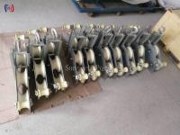 China Heavy Duty Four Sheave Combined Block with 10KN Rated Load, R570 Bend Radius, and 23.5KG Weight for High Mechanical Advantage Lifting for sale