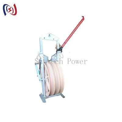 China Professional Helicopter Stringing Block with Φ508×75 Sheave and 1-5 Sheaves for Aerial Conductor Installation for sale