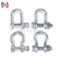 China High Strength Shackle with 10-300KN Rated Load for Heavy Electrical Equipment and Corrosion-Resistant Lifting for sale