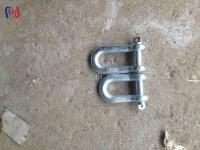China High Strength Shackle with 10-300KN Rated Load for Heavy Electrical Equipment and Corrosion-Resistant Lifting for sale