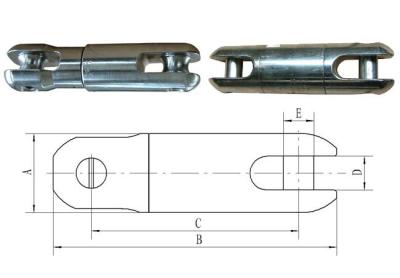 China Heavy Duty Swivel Joint for 360 Degree Rotation with 5-250KN Rated Load in Overhead Line and Substation Rigging for sale