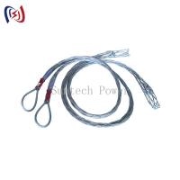 China High-Tensile Stainless Steel Cable Mesh Sock Joint for Non-Damaging Grip on 12-150mm Cables for sale