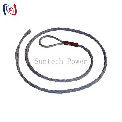 China Professional OPGW Mesh Sock Joints for Safe and Damage-Free Pulling of 7-22mm Diameter Optical Ground Wire Cables with 10-25KN Rated Load and 1.4M Length for sale