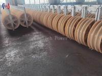 China Professional 916 Series Stringing Block with MC Nylon Sheave for Heavy Duty Power Transmission Line Construction Projects 50-150KN Rated Load for sale