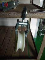 China Professional Single Sheave Stringing Block with 5-20KN Rated Load, Aluminum Sheave for LGJ25-500 Conductor Installation for sale