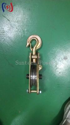 China Professional Hoisting Tackle Block and Tackle System for Heavy Duty Lifting with 10-200KN Rated Load in Electrical Construction Projects for sale