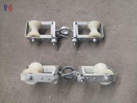 China Double Sheave Block for OPGW Replacement | 2KN Lightweight Pulley for Transmission Line Maintenance for sale