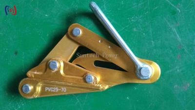 China Aluminum Alloy Insulated Conductor Gripper 10-30KN Come Along Clamp for Overhead Line Stringing for sale
