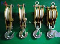 China 10-100KN Aluminum Alloy Hoisting Tackle with MC Nylon Sheave for Light Lifting for sale