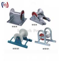 China 5KN Rated Load Cable Ground Roller with Casting Aluminum Carrier for Lightweight Portable Cable Pulling for sale