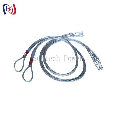 China Cable Mesh Sock Joints with 10-30KN Rated Load and 360° Uniform Grip for Transmission Line Terminations with Hot-Dip Galvanized Coating for sale