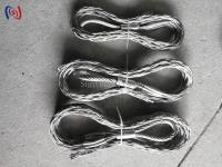 China Cable Mesh Sock Joints with 10-30KN Rated Load and 360° Uniform Grip for Transmission Line Terminations with Hot-Dip Galvanized Coating for sale
