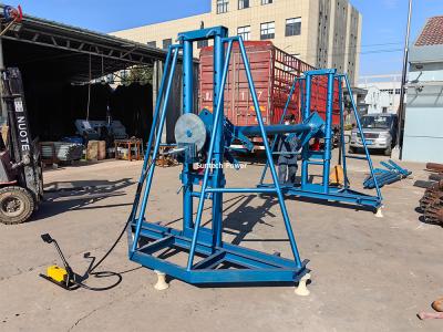 China Hydraulic Conductor Drum Stand SI-30 300KN Load 5000mm Cable Reel Capacity for sale