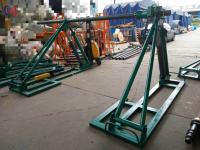 China SIPZ Modular Cable Reel Stand 30-100KN Tool-free Assembly Conductor Drum Stand for sale