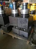China 500KN Hydraulic Hole Punch Machine with 20CrMnTi Forged Steel Body and 115mm Throat Diameter Busbar Puncher for sale