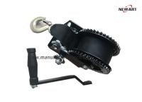 China Mechanical Drum 1600LBS Two Way Hand Winch for sale