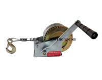 China Mini Steel Marine Manual Cable Winch / Portable Hand Crank Winch For Boat Trailer for sale