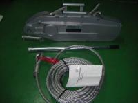 China Portable Trifor Wire Rope Pulling Hoist Manual Lift Puller 20m Lifting Height for sale