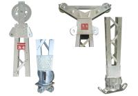 China Aluminum Alloy Electrical Gin Pole Tower Erection Tools for sale