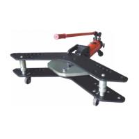 China Hydraulic Busbar Bender SCD-100D Hydraulic Crimping Tools for sale