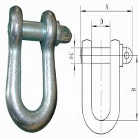 China Steel Pilot Wire High Strength Galvanized Shackle For Construction Works In Transmission Line for sale