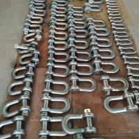 China Steel Pilot Wire High Strength Galvanized Shackle For Construction Works In Transmission Line for sale