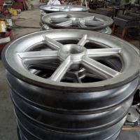 China Aluminum Sheave Rubber Lined Conductor Stringing Blocks for sale