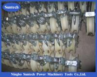 China Single Nylon Wheel Conductor Pulley Stringing Blocks For Transmission Line for sale