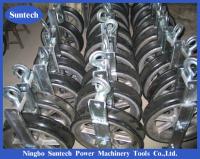 China ODM Transmission Line Neoprene Aluminum Sheaves Conductor Stringing Blocks for sale