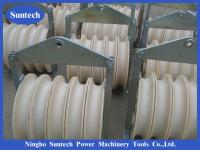 China 916mm Bundled Conductor Stringing Pulley Blocks For Overhead Line for sale