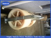 China 916mm Bundled Conductor Stringing Pulley Blocks For Overhead Line for sale