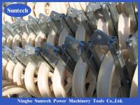 China Overhead Line Single Nylon Wheel Transmission Conductor Stringing Blocks for sale