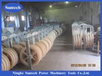 China 822mm ACSR 630 MC Nylon Sheave Overhead Line Stringing Blocks For Conductor for sale