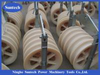 China Four Bundled Five Nylon Sheaves Conductor Stringing Pulley For Transmission Line for sale