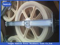 China Five Nylon Sheaves Conductor Stringing Pulley Block For Stringing Equipment for sale