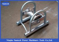 China 160x165mm Galvanzied Aluminum Heavy Duty Cable Rollers for sale