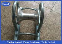 China ISO Aluminum Alloy Straight Line Grounding Cable Spool Roller Steel Cable Roller for sale