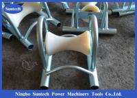 China Steel Frame Nylon Wheel Bridge 12kn Cable Pulley Roller for sale