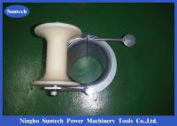 China 90mm Lockable Bellmouth Type Cable Reel Roller With Nylon Wheel for sale